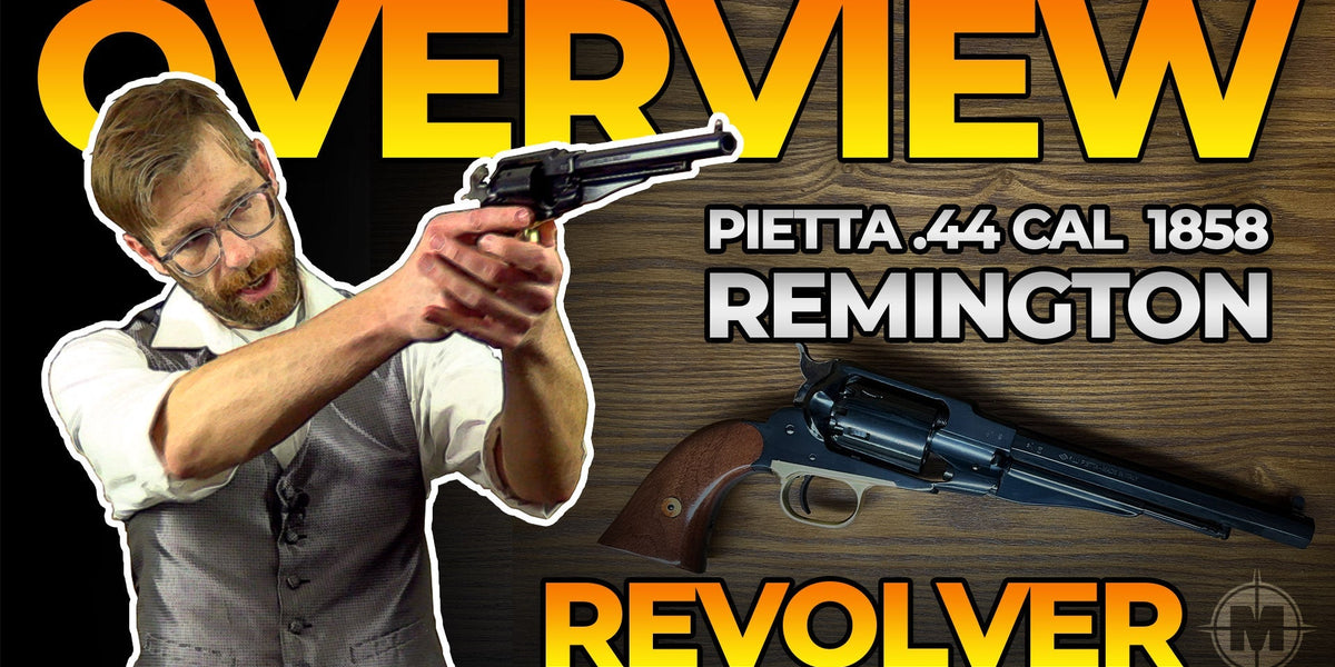 Pietta™ 44 Cal 1858 Remington Army Revolver History & Overview | Muzzle ...