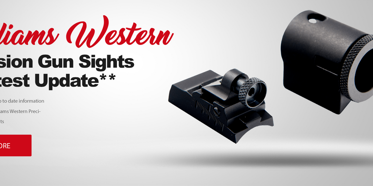 Updated Williams Western Precision Sight Set Information | Muzzle ...