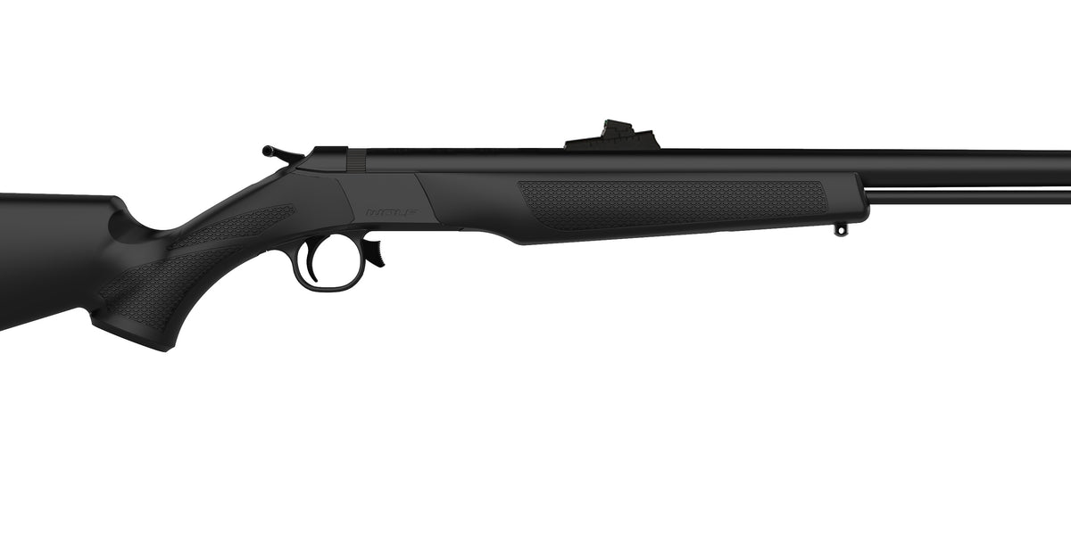 CVA® Wolf™ Open Sight Rifle Black Stock w/ Blued Barrel | .50 Cal ...