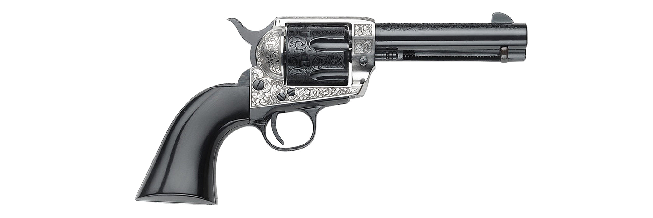 Pietta 1873 Single Action Silver Finish .44 Cal | Muzzle-Loaders.com