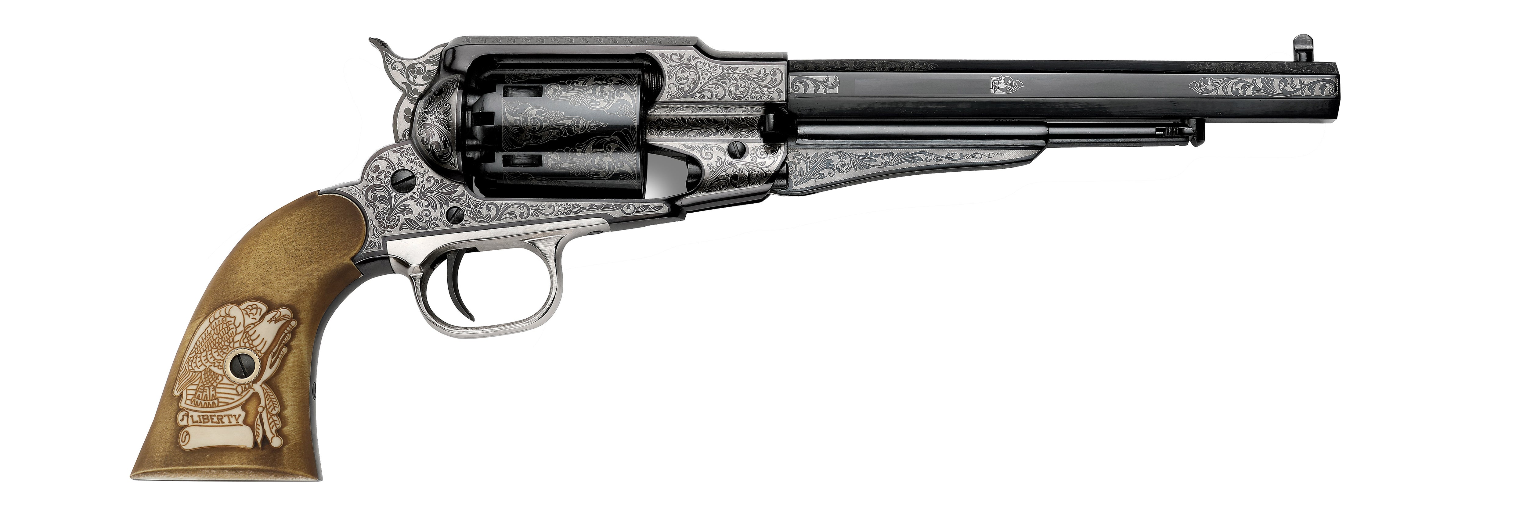 Pietta™ 1858 Remington Army Black Powder Revolver | .44 Cal | Muzzle ...