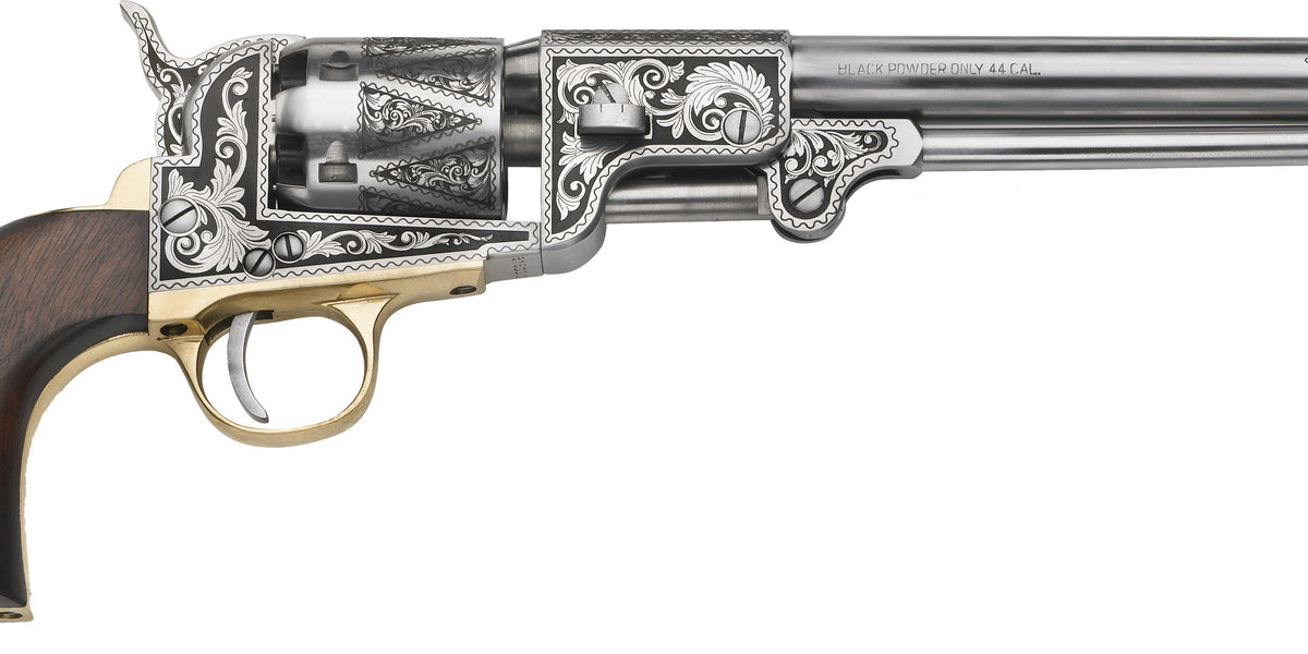Pietta 1862 Engraved Dance Blackpowder Revolver | .44 Cal | Muzzle ...