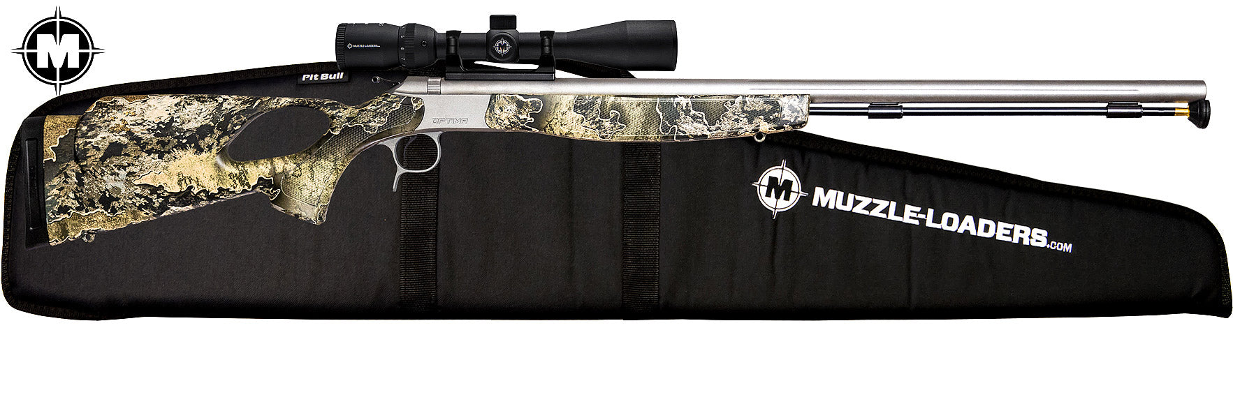 CVA Optima LR Thumbhole Scope Package | PR2038SMZ | Muzzle-Loaders.com