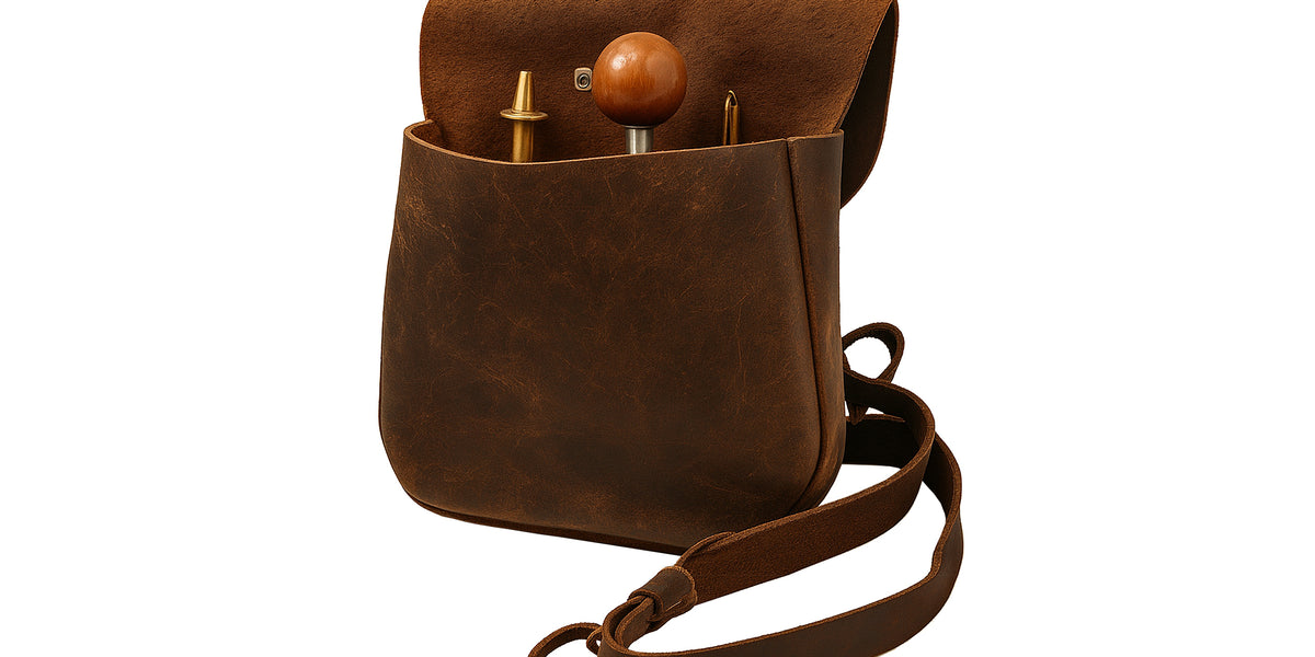 Muzzleloader Leather Possibles Shooting Bag | MZ1202 | Muzzle-Loaders.com