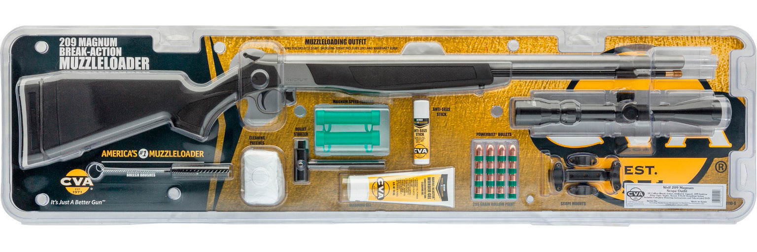 CVA® Wolf™ V2 Muzzleloader Rifles | .50 Cal Models | Muzzle-Loaders.com