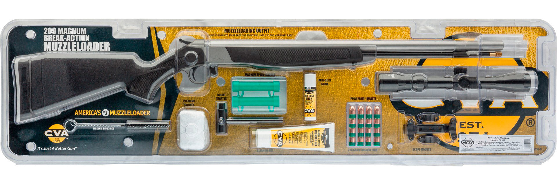 CVA® Wolf™ V2 Muzzleloader Rifles | .50 Cal Models | Muzzle-Loaders.com