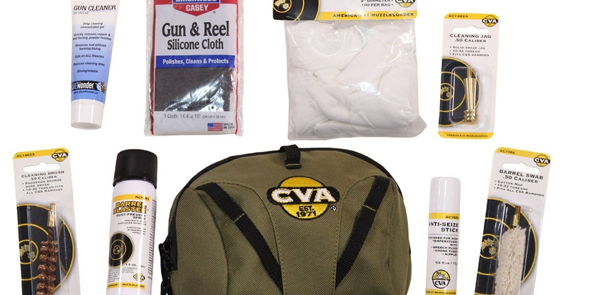 CVA™ Soft Bag Field Cleaning Kit | AA1722 | Muzzle-Loaders.com