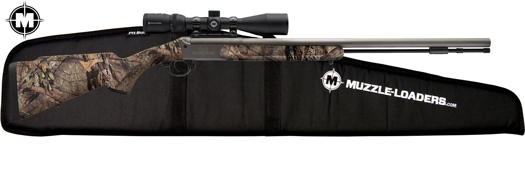 Traditions Nitrofire Muzzleloader Mossy Oak™ Scope Combo | .50 Caliber ...