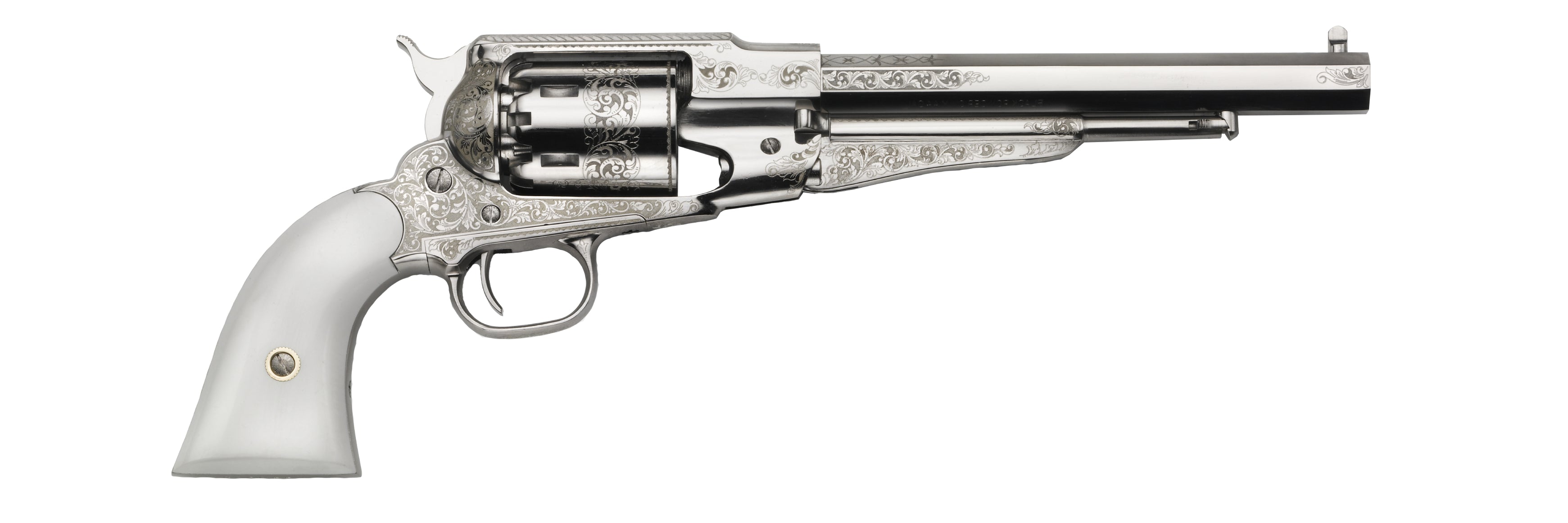 Pietta™ 1858 General Customer - Engraved Revolver | .44 Cal | Muzzle ...