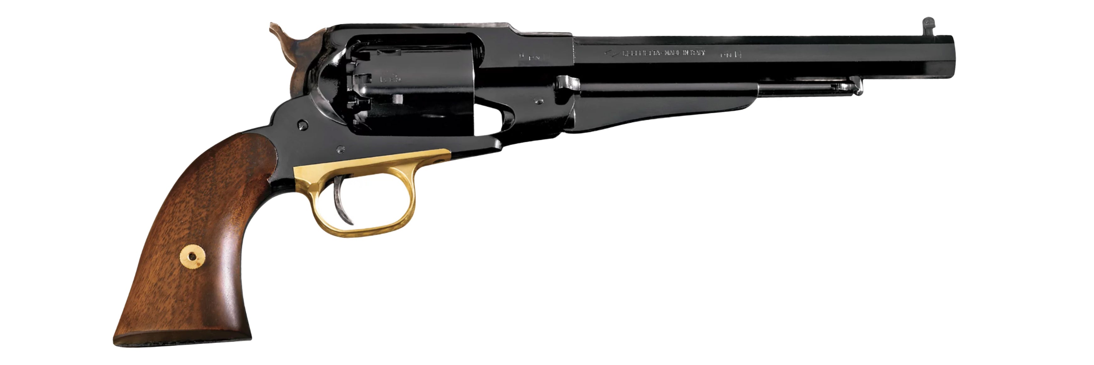 Pietta™ 1858 Remington Army Black Powder Revolver | .44 Cal Brass ...